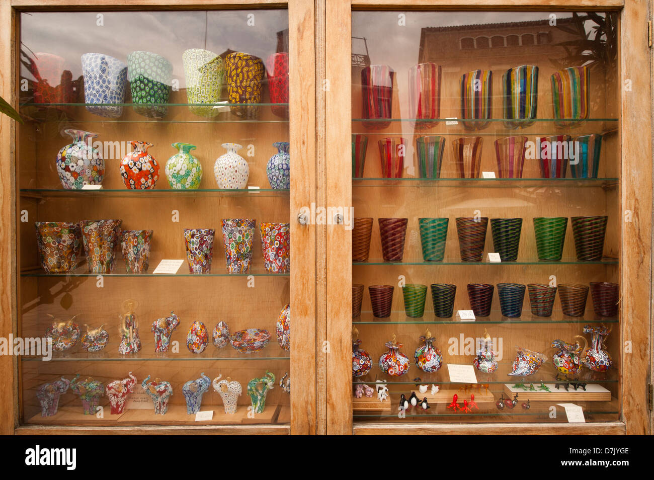 Venetian Glass, Venice shop Stock Photo - Alamy