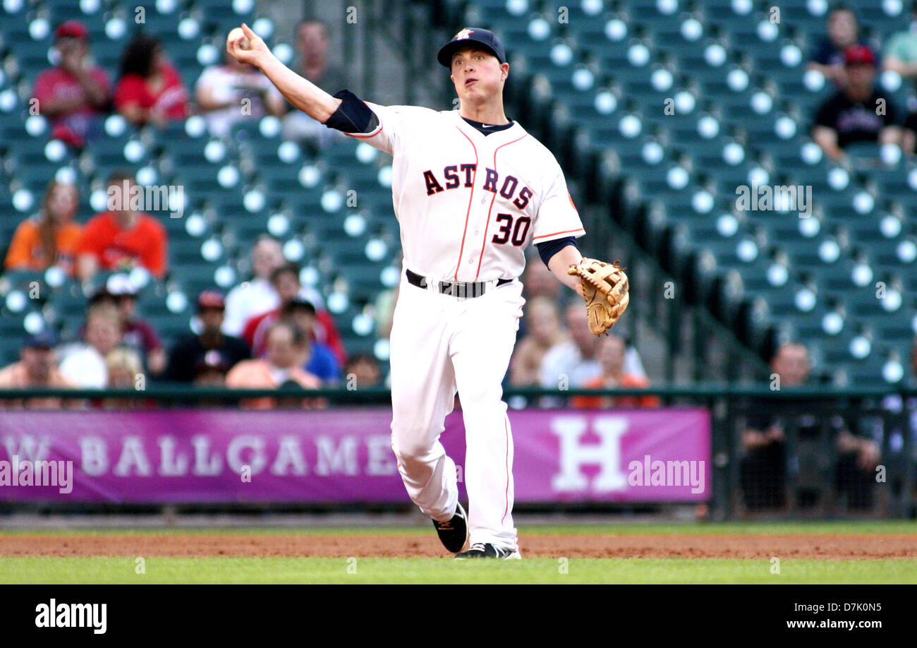 Houston, Texas, USA. 8th May 2013. Houston Astros infielder Matt ...