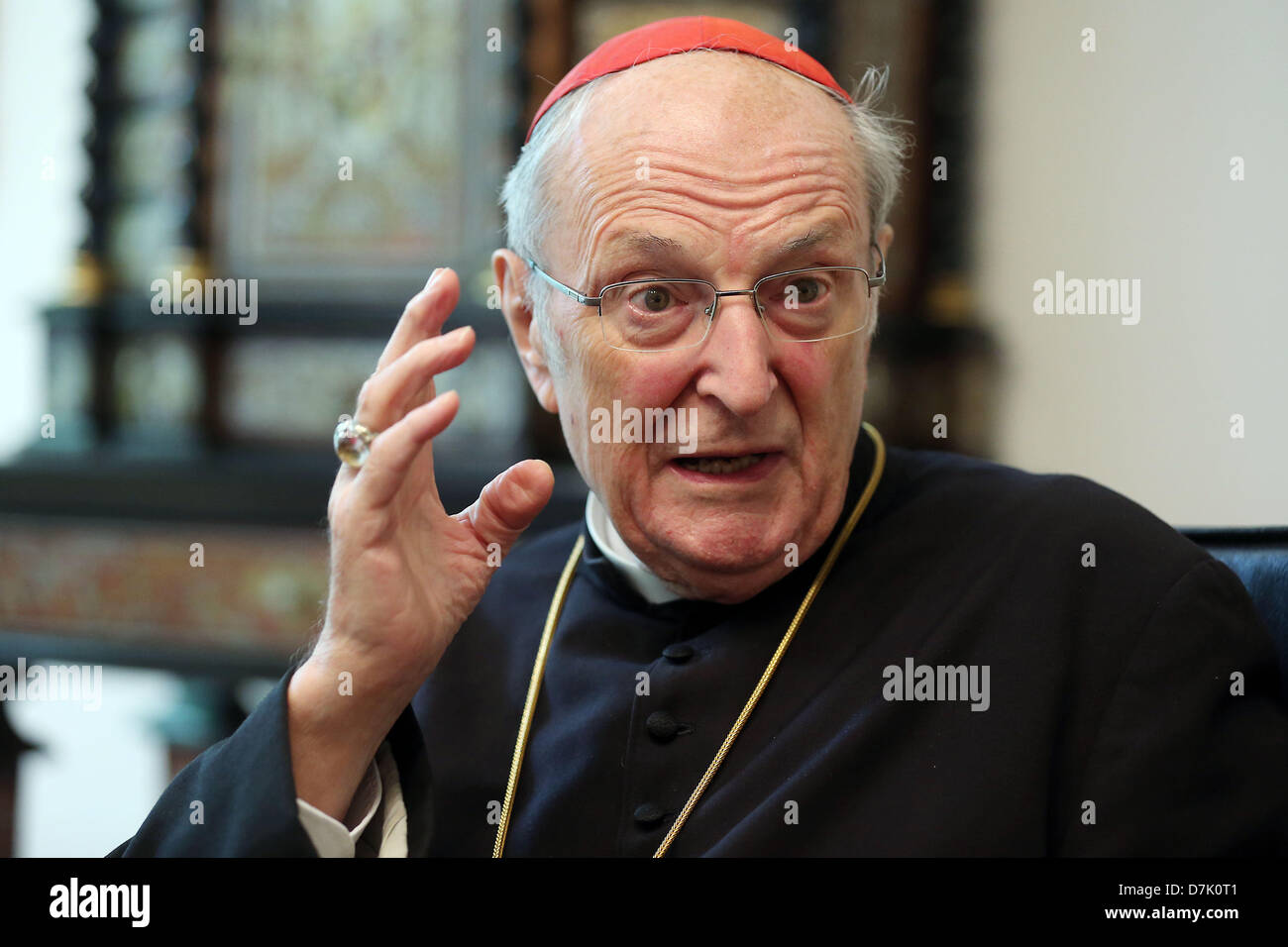 Cardinal Joachim Meisner, archbishop of Cologne is pictured during an ...