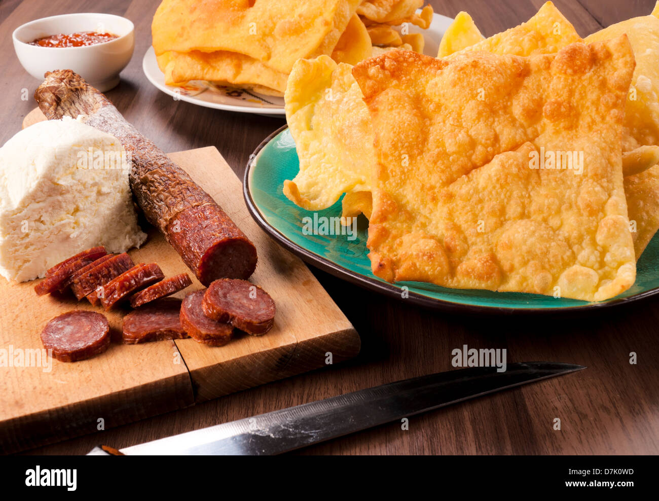Domestic Serbian pastry for breakfast Stock Photo - Alamy