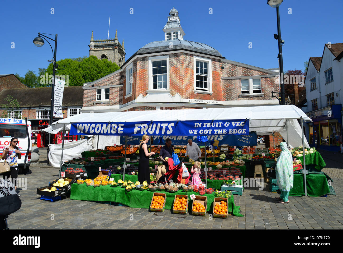 Stall at High Wycombe Market by Little Market House, High Street, High ...
