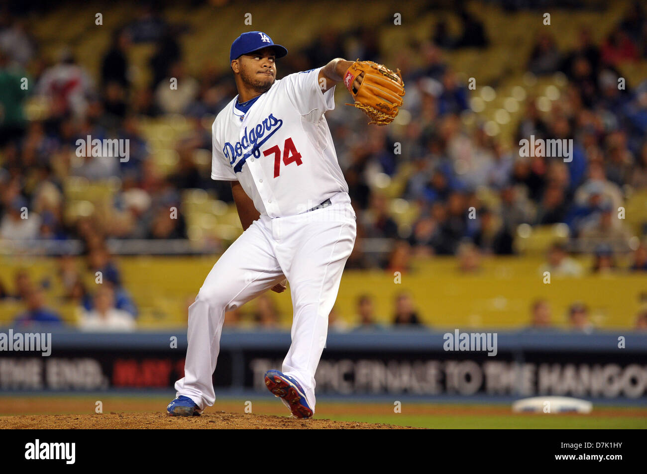 Los Angeles, California, USA. 8th May 2013. Los Angeles Dodgers relief ...
