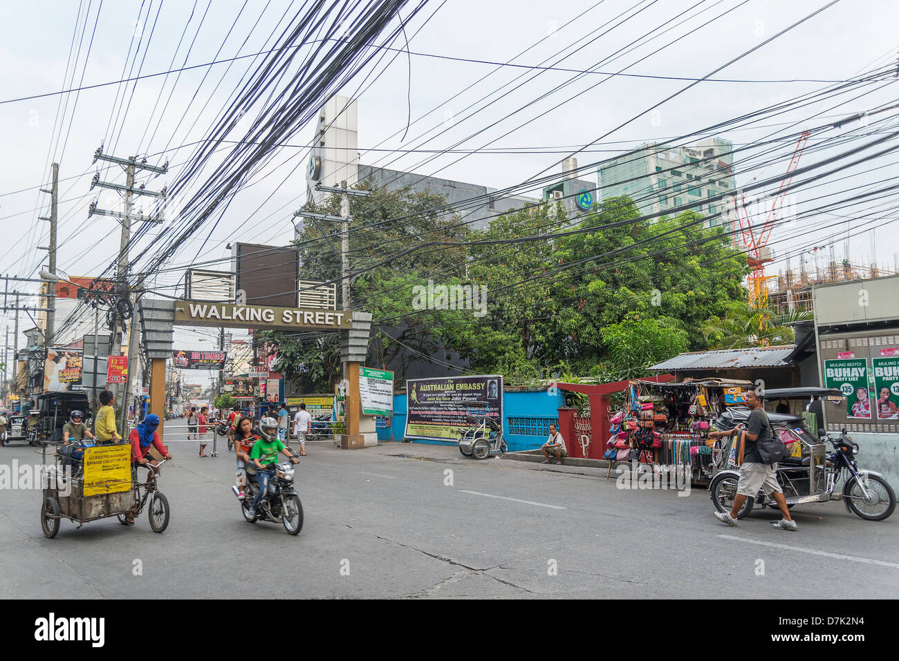 angeles city fields avenue red light district philippines Stock Photo ...