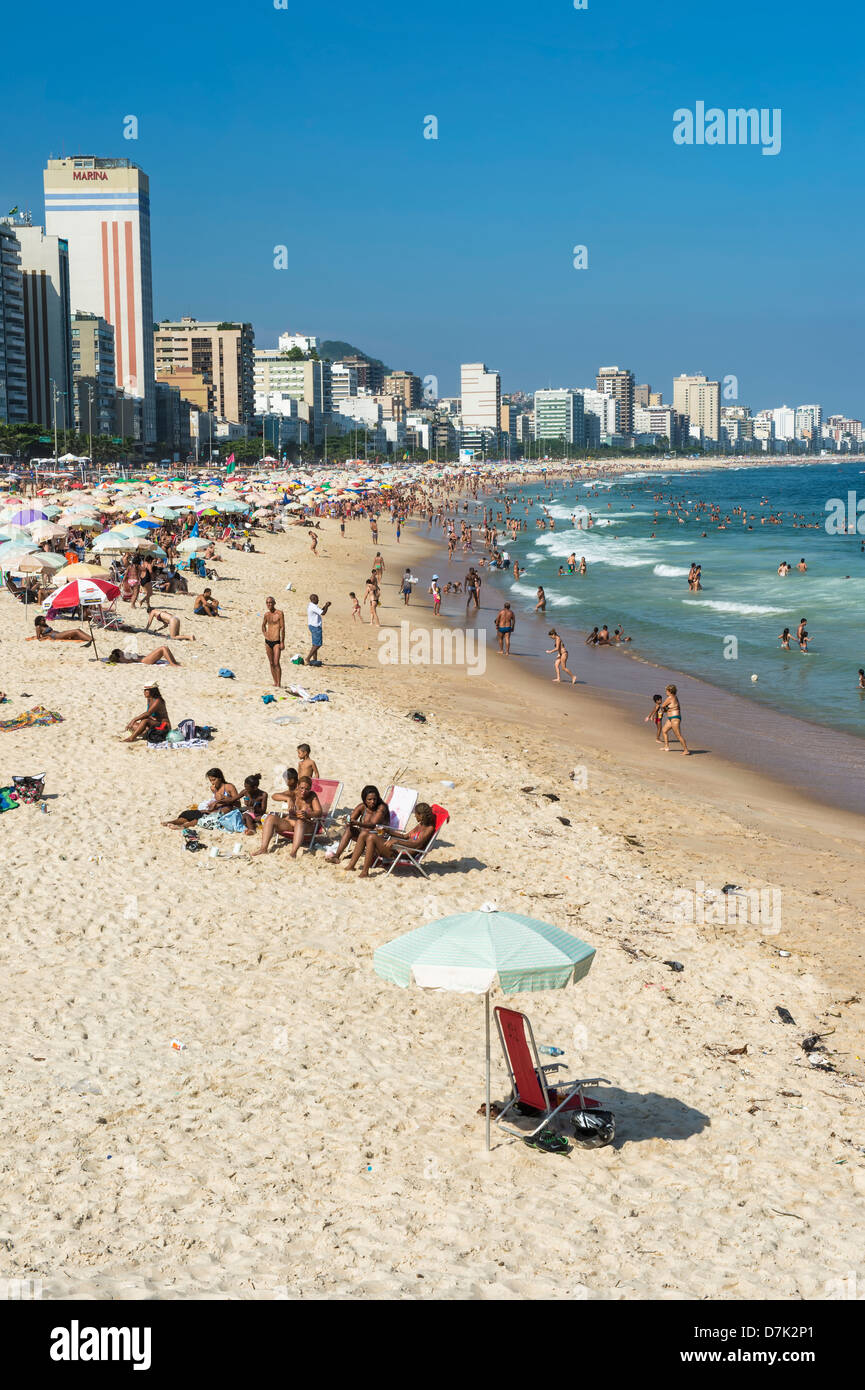Leblon beach, Rio de Janeiro, Brazil Stock Photo - Alamy