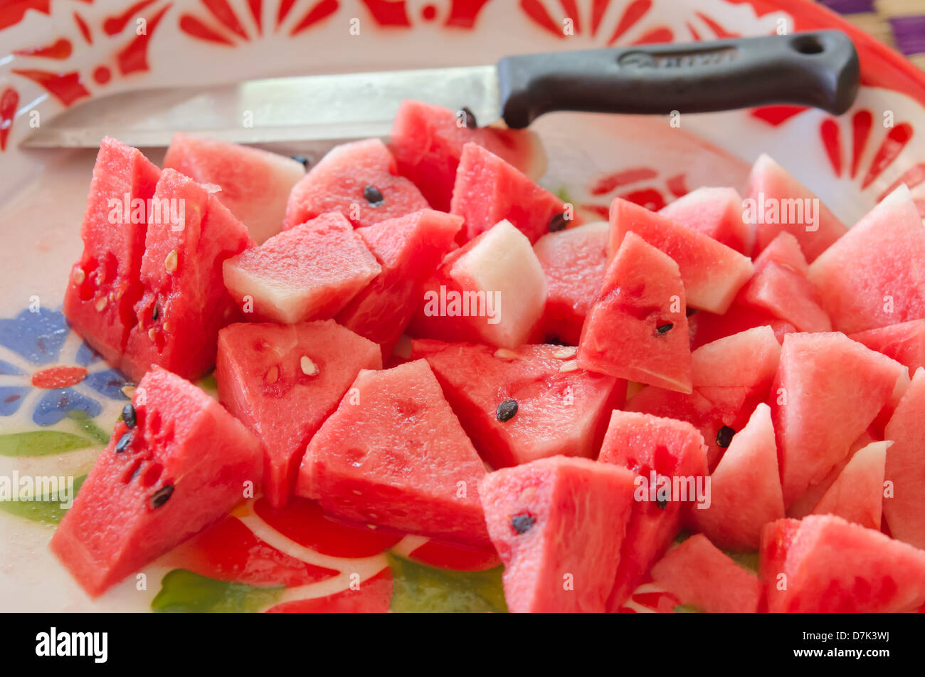 Slices of fresh watermelon hi-res stock photography and images - Alamy