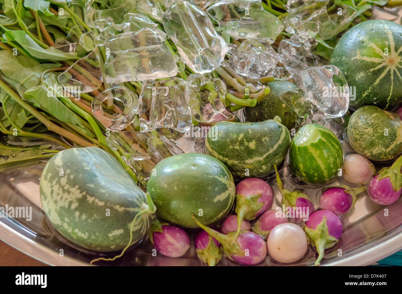 Frozen vegetables with ice , fresh food Stock Photo - Alamy