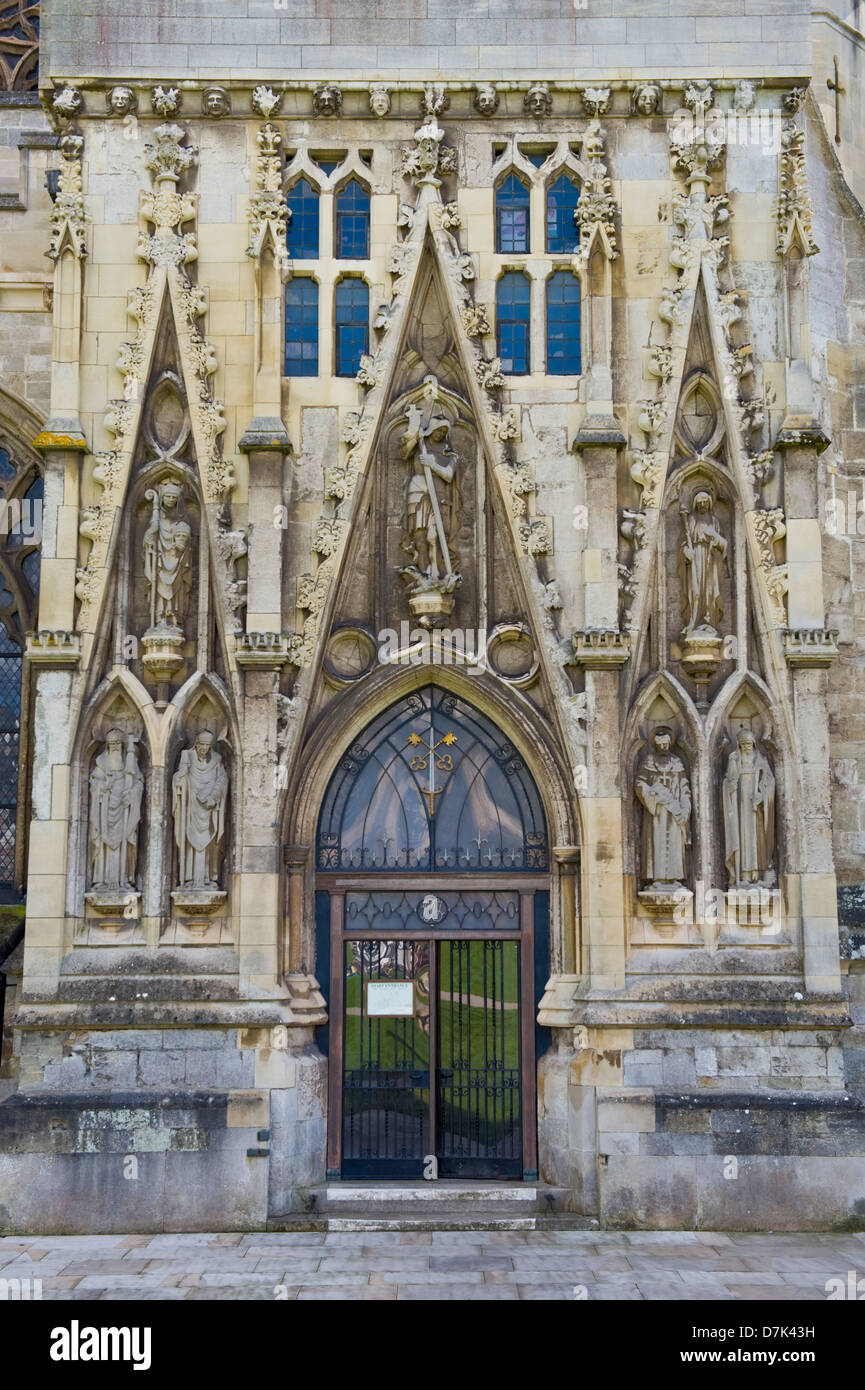 Exeter cathedral england door hi-res stock photography and images - Alamy