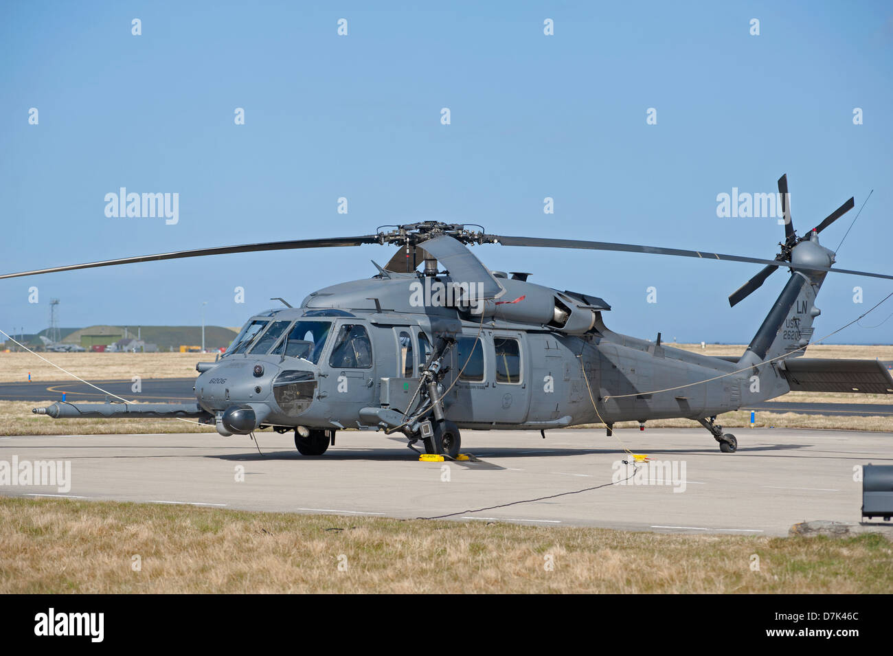 Sikorsky S-70 series HH-60G 56thRQS USAF on exercise RAF Lossiemouth ...