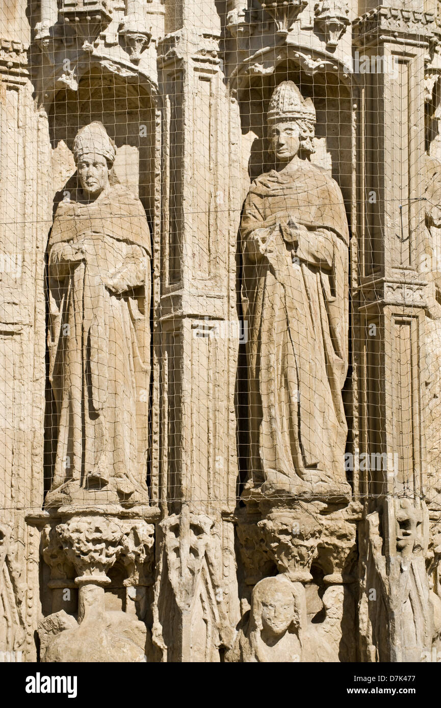 Exeter cathedral west front hi-res stock photography and images - Alamy