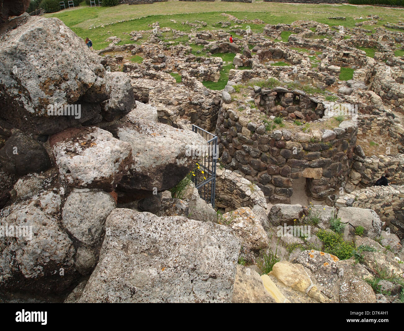 A view at a stony tower Stock Photo - Alamy
