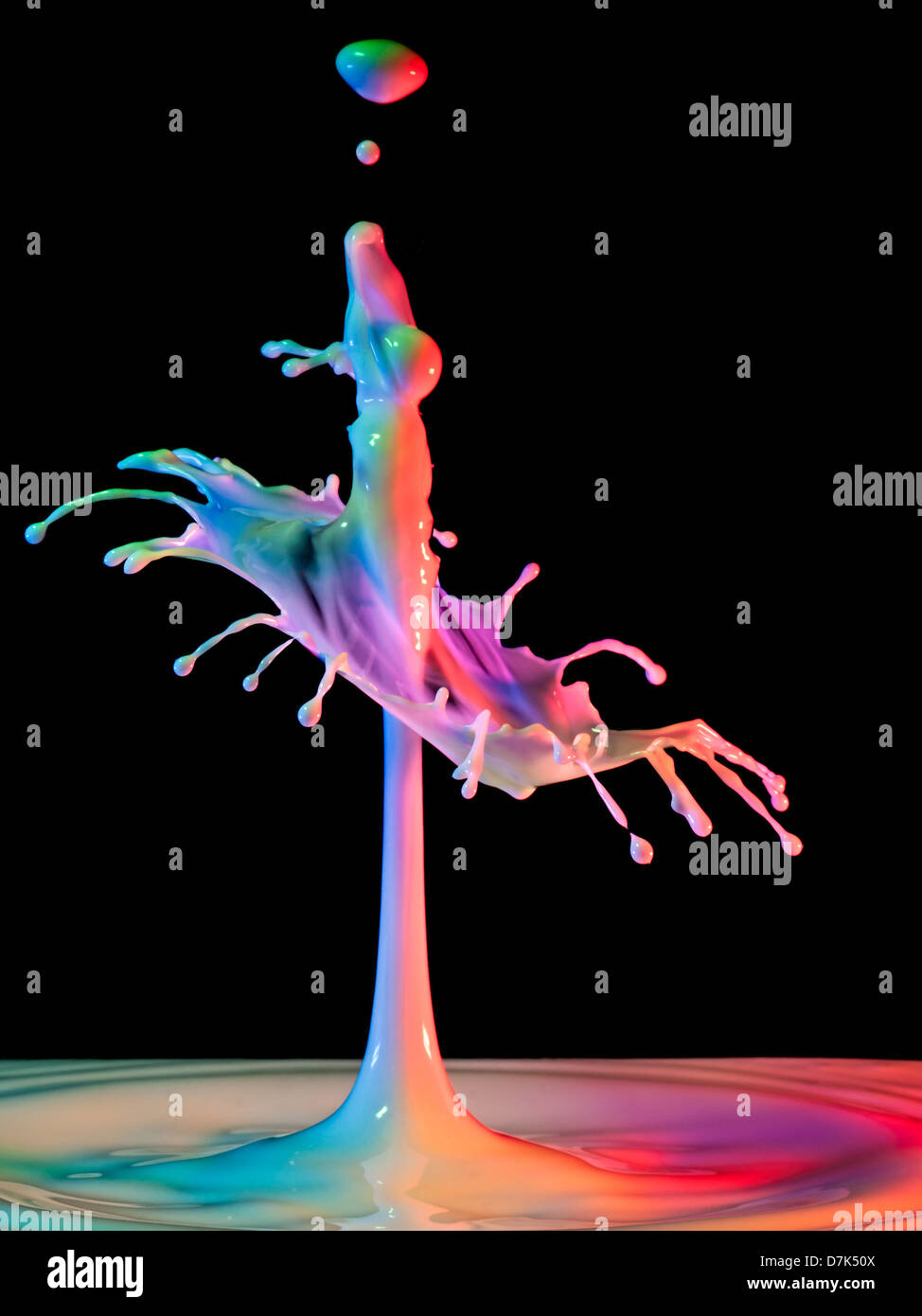 Cream splash hi-res stock photography and images - Alamy