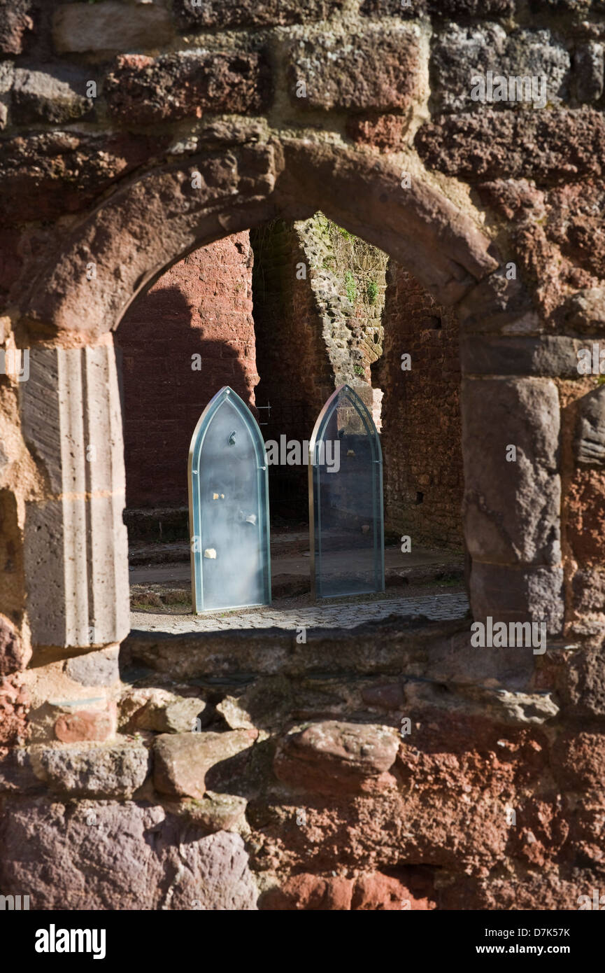 Ruins of St Catherine's Chapel in city centre of Exeter Devon England ...