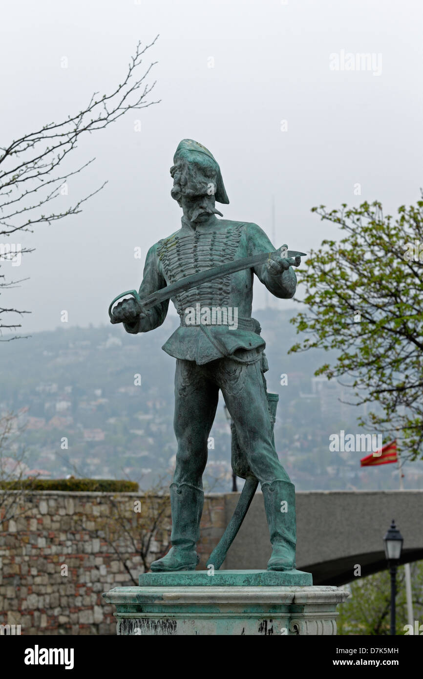 Buda castle district statue hi-res stock photography and images - Alamy