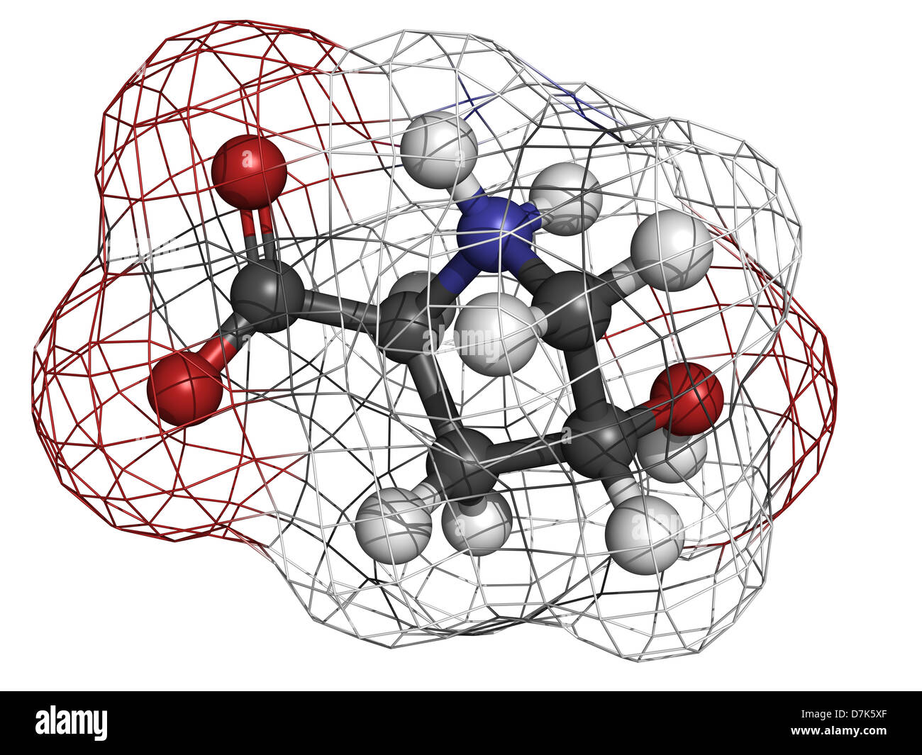 Chemical structure hydroxyproline hyp collagen hi-res stock photography ...