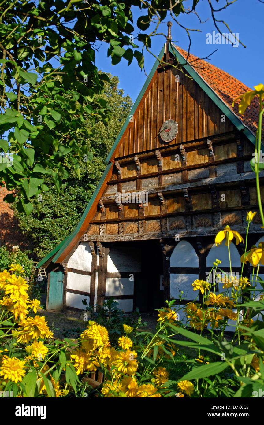 Germany, Isernhagen, half-timbered house, Farmhouse Museum, Wöhler ...