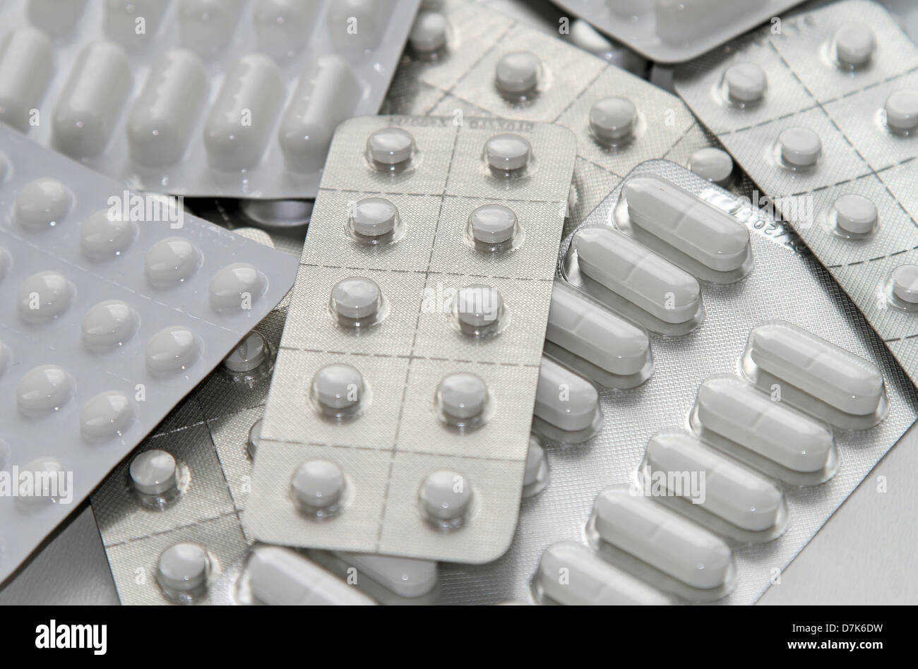 Berlin, Germany, tablets in blister packs Stock Photo - Alamy