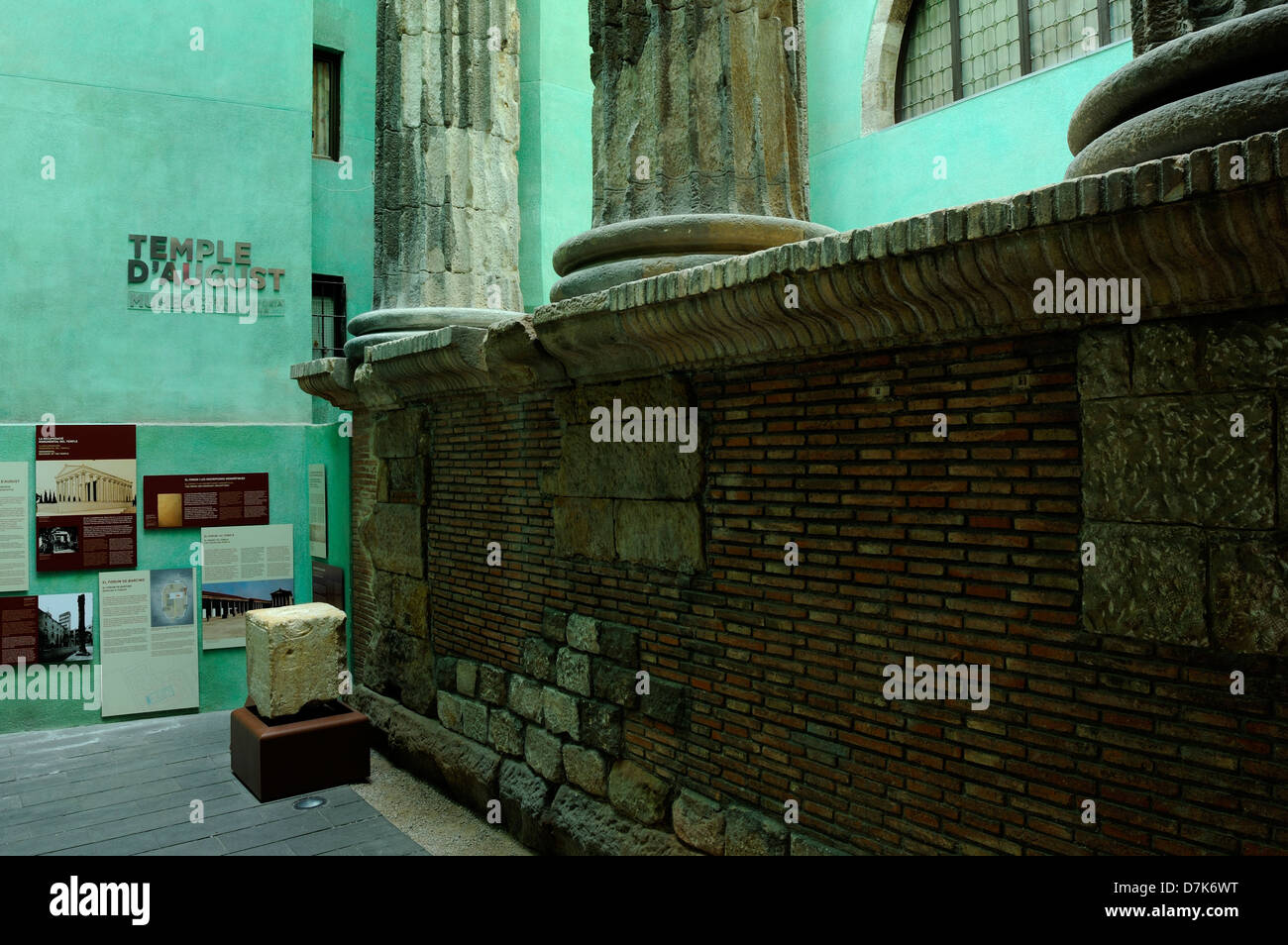 Temple d’august barcelona hi-res stock photography and images - Alamy