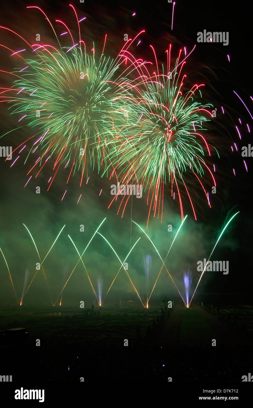 Fireworks, brilliant fireworks, New Year's rocket Stock Photo - Alamy