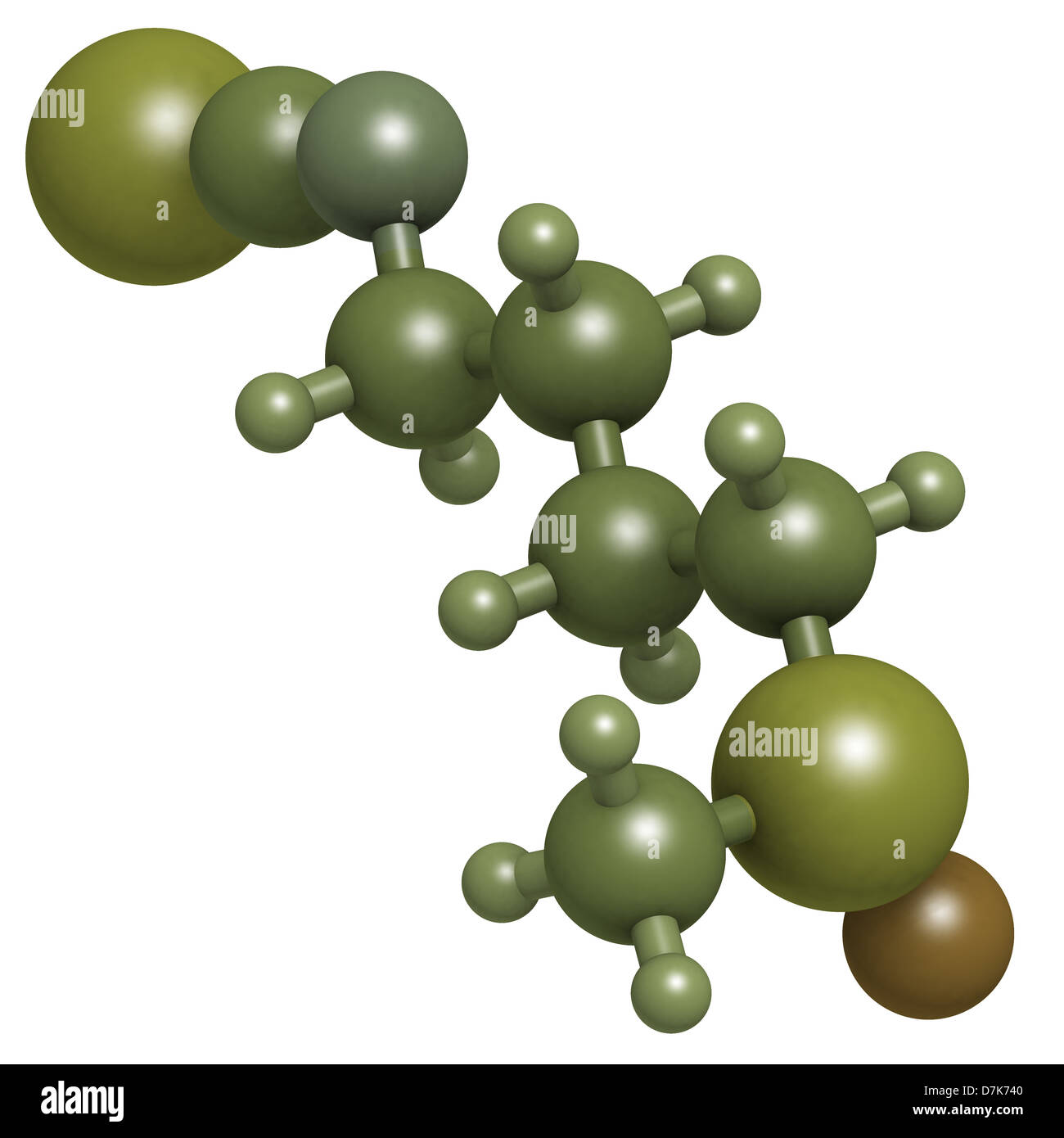 Sulforaphane broccoli and Brussels sprouts molecule, chemical structure ...
