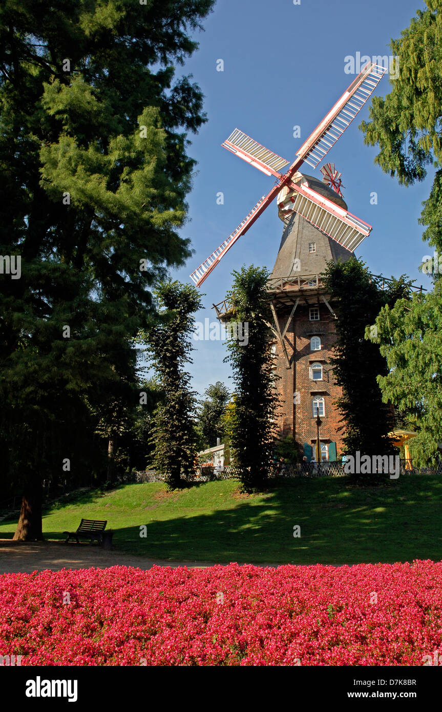 Germany, Bremen, mill on the wall Stock Photo - Alamy