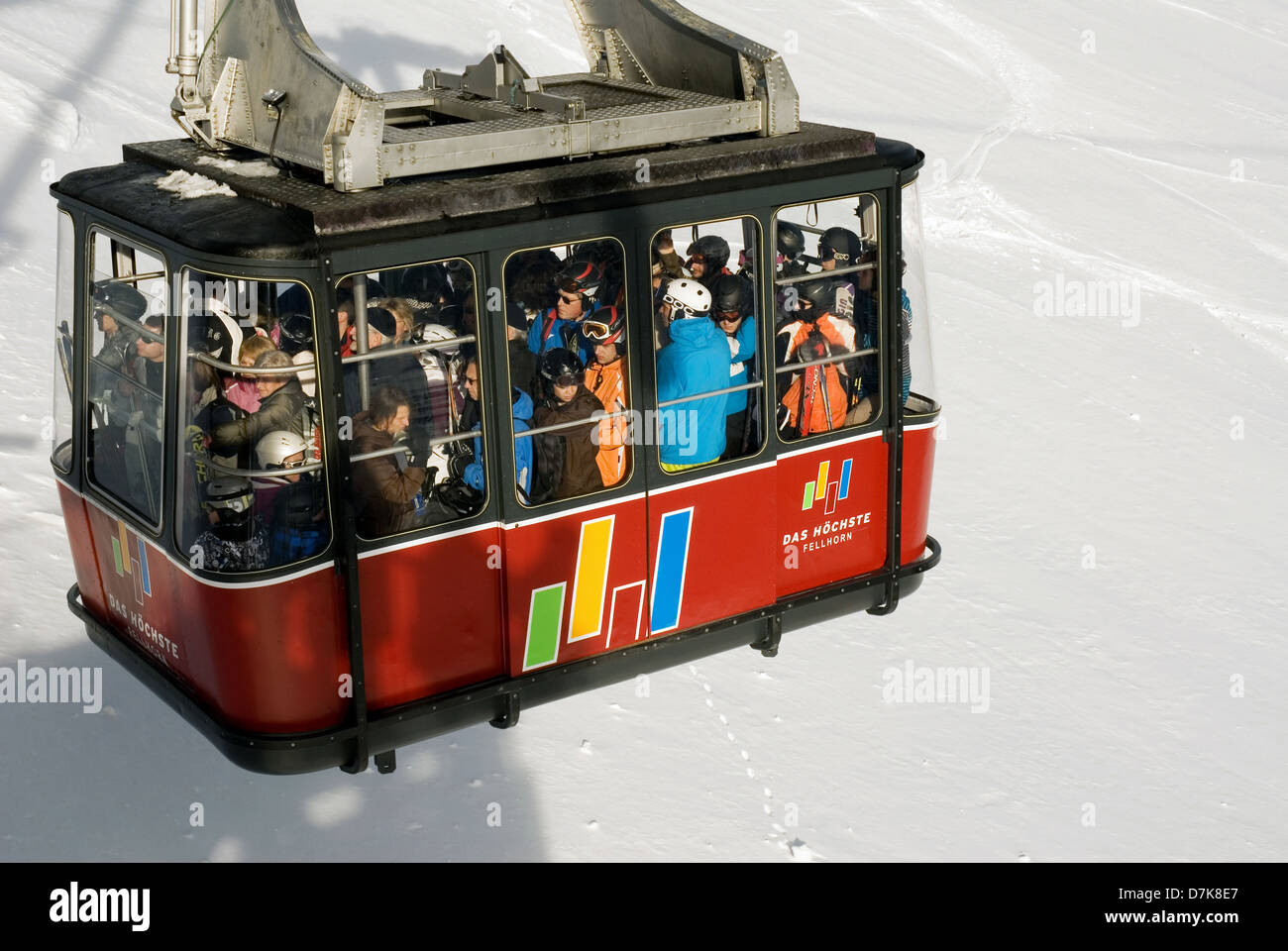 Oberstdorf, Germany, the gondola Fellhornbahn Stock Photo - Alamy