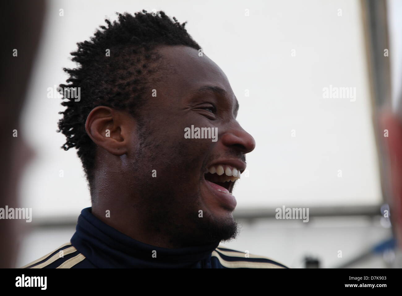 Chelsea Football Club players train prior to the EUROPA CUP Final match ...