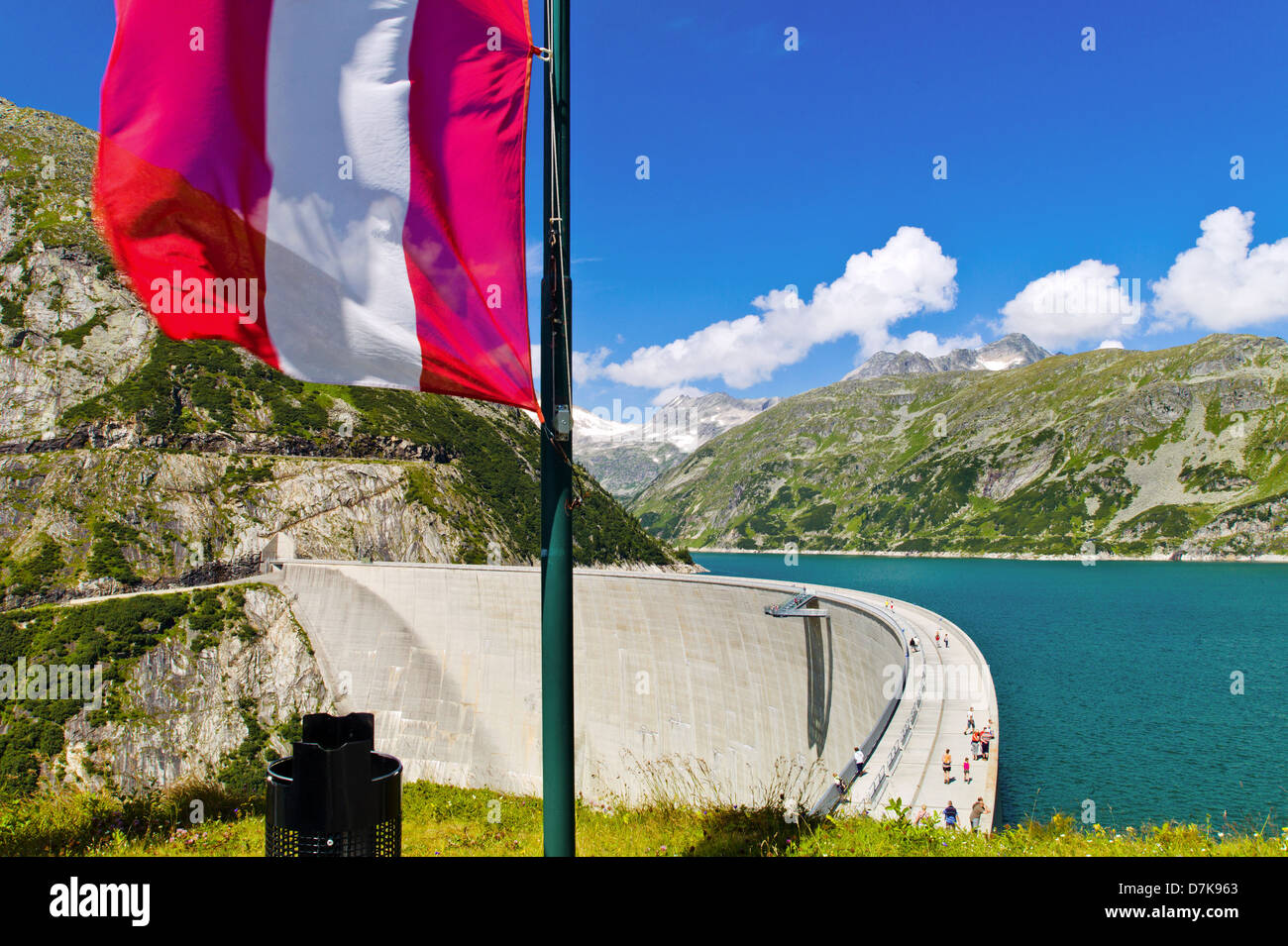 Austria, View of KÃ¶lnbrein Dam Stock Photo - Alamy