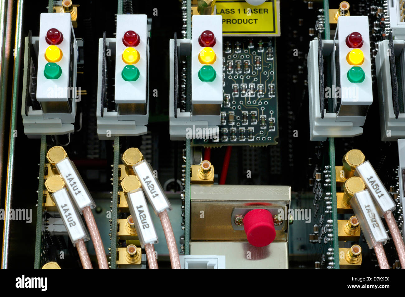 Networking, servers, electronics, cable, plug, socket. LED, lamp, lamp ...