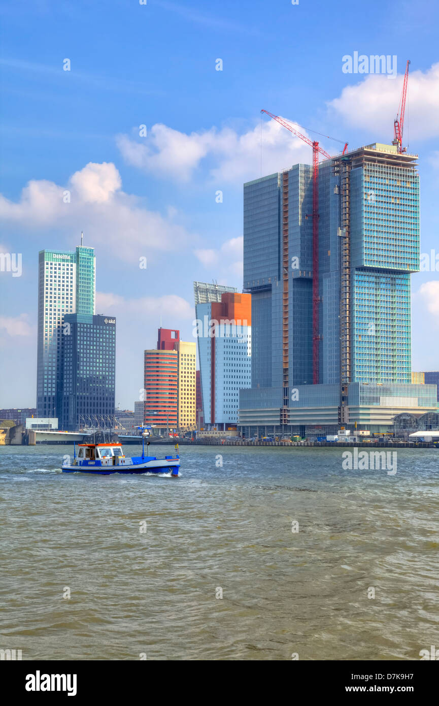 Rotterdam nieuwe maas netherlands port harbor hi-res stock photography ...