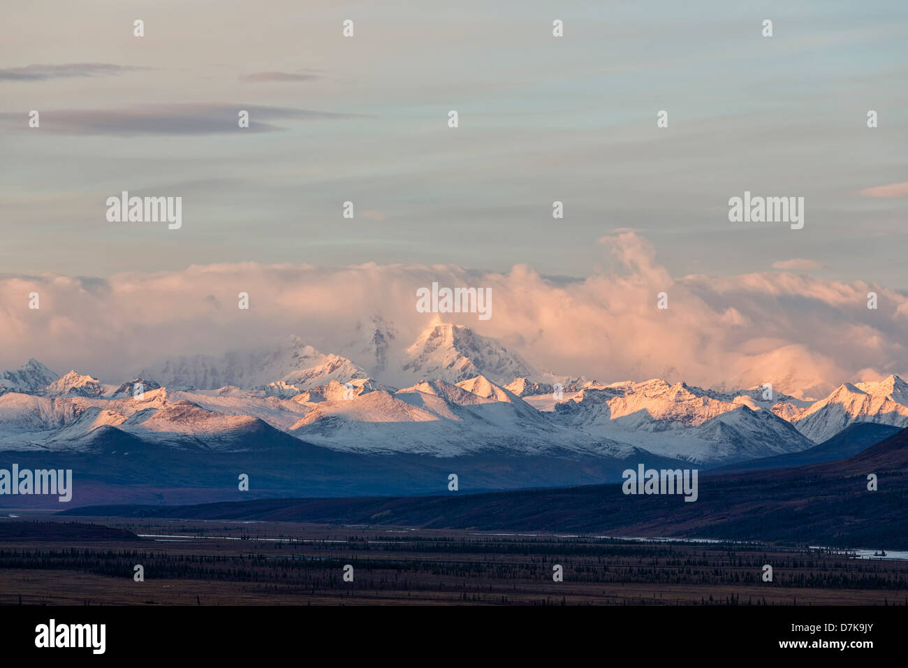 USA, Alaska, View of Alaska Range Stock Photo - Alamy