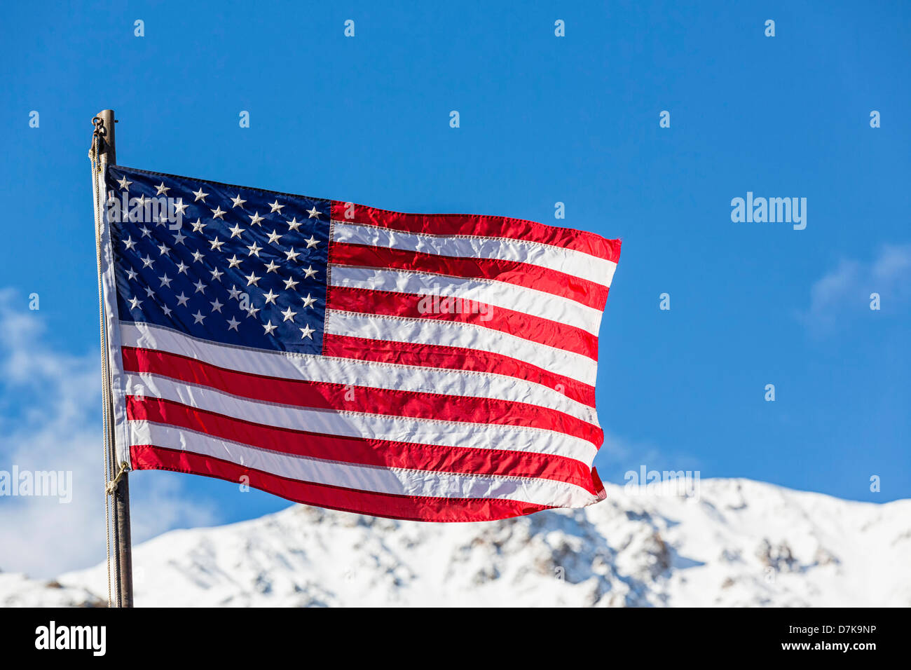 Alaska, usa flag hi-res stock photography and images - Alamy