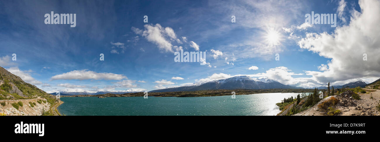 Canada, View of Shallow Lake Stock Photo - Alamy