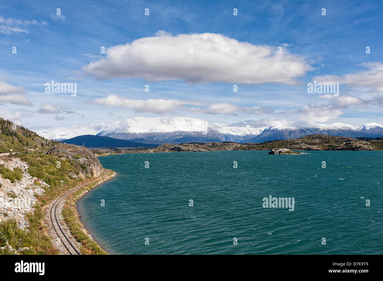 Canada, View of Shallow Lake Stock Photo - Alamy