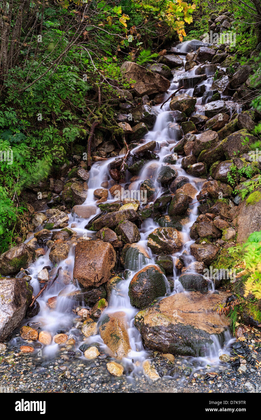 USA, Alaska, View of waterfall at Chilkoot Inlet Stock Photo - Alamy