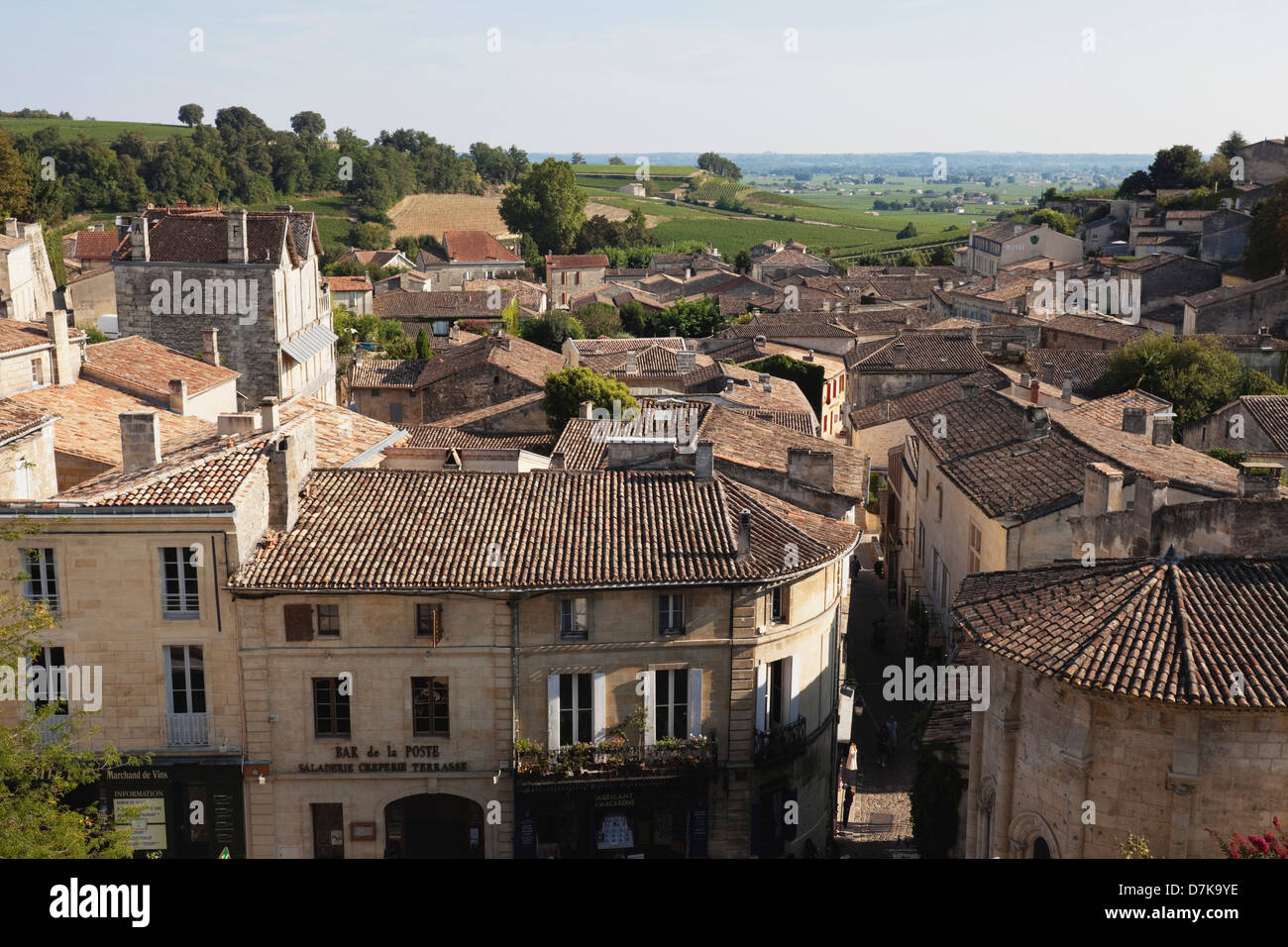 France, View of Saint Emilion Stock Photo - Alamy