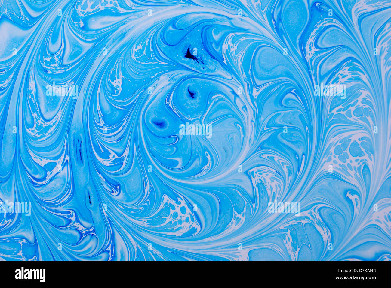 blue waves made from paint as background Stock Photo - Alamy