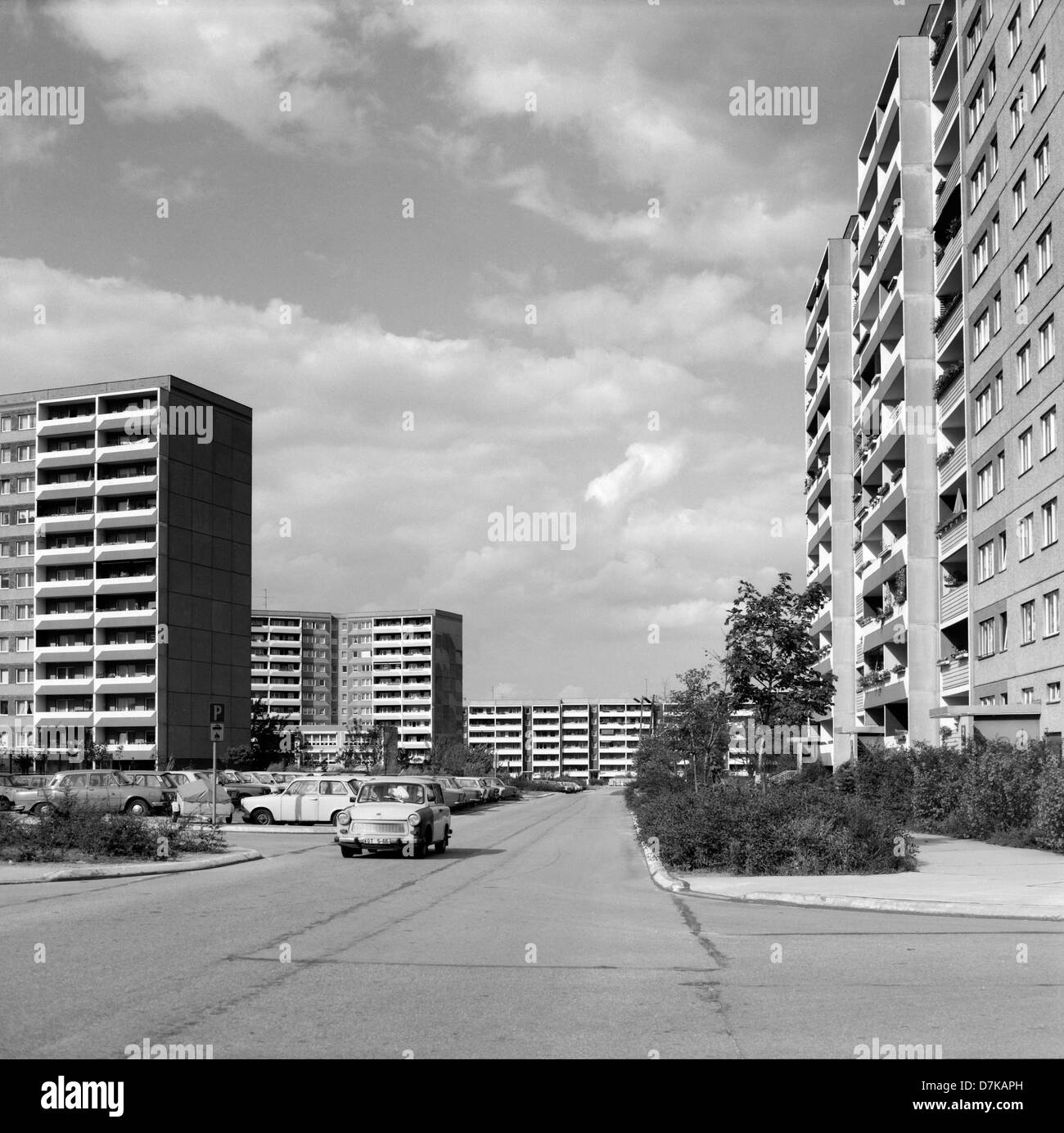 Berlin Gdr Prefabricated Housing In Stock Photos & Berlin Gdr ...