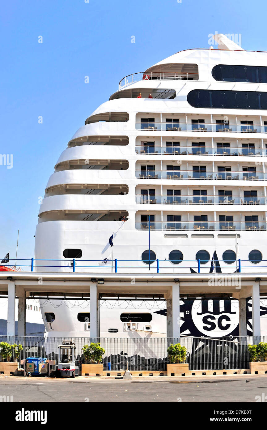 on board, aboard of a cruise ship Stock Photo - Alamy