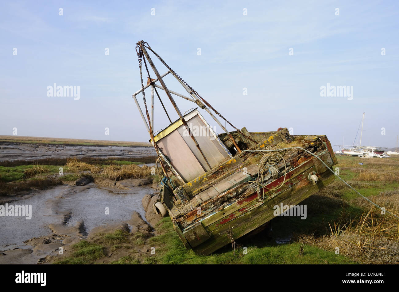 boat left to rot Stock Photo - Alamy
