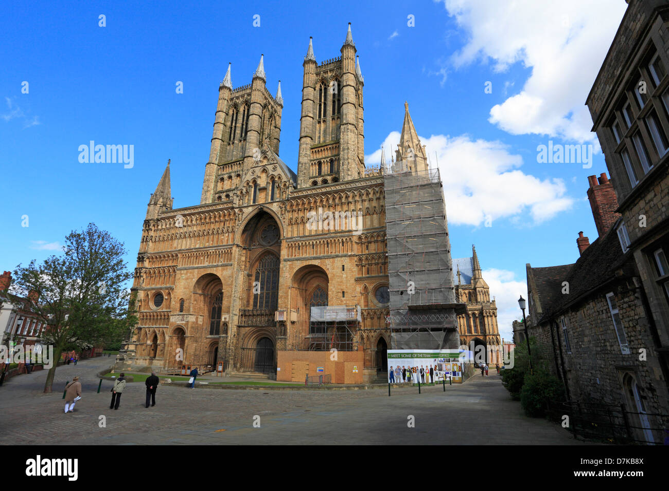 Lincoln Cathedral, Lincoln, Lincolnshire, England, UK Stock Photo - Alamy