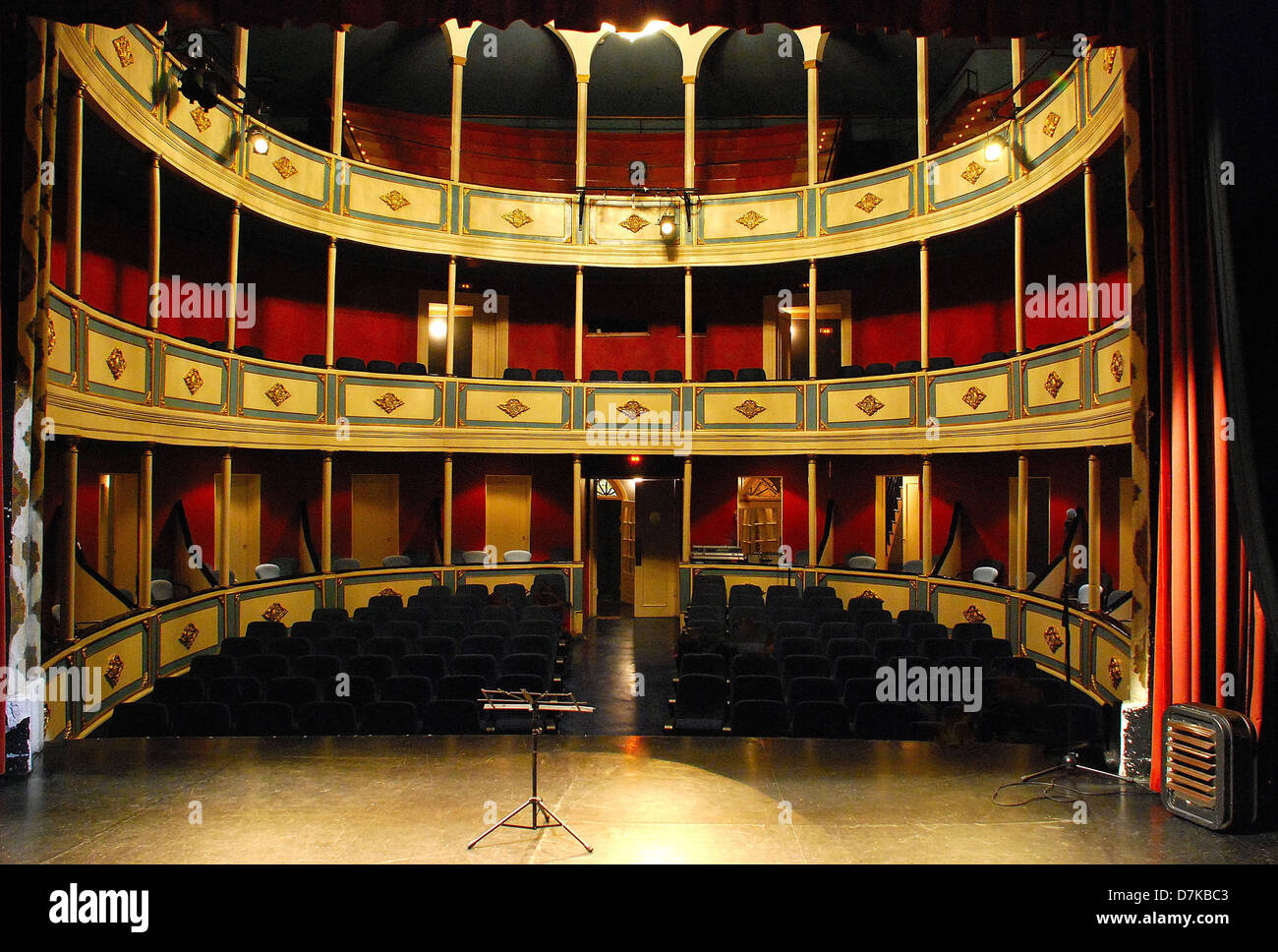 View of audience from stage auditorium hi-res stock photography and ...