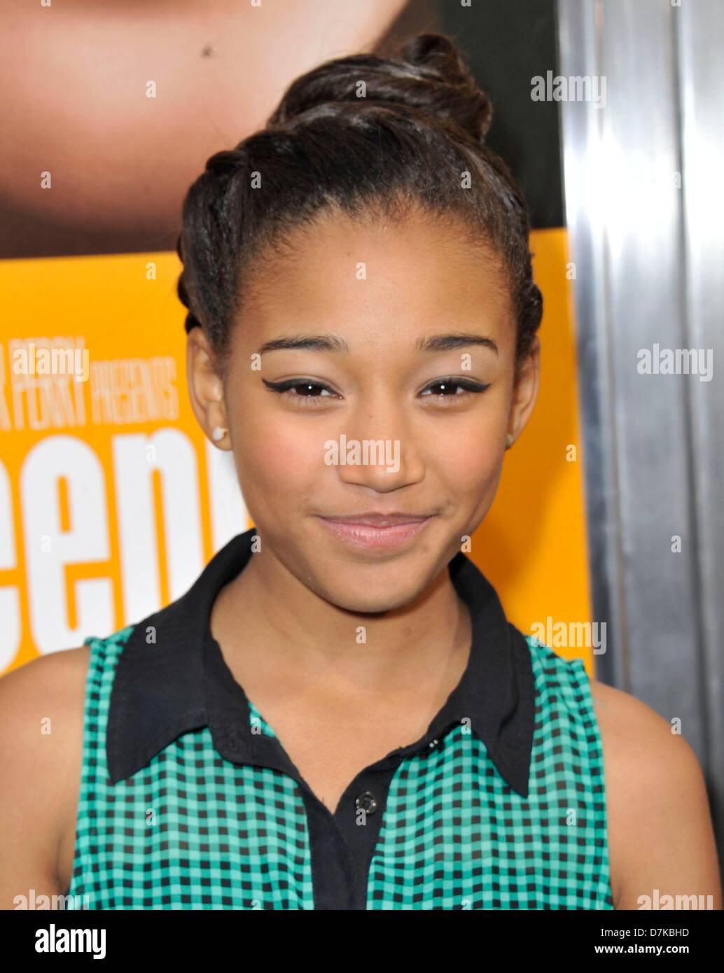 Hollywood, Los Angeles, CA May 8, 2013. Amanda Stenberg at arrivals for ...