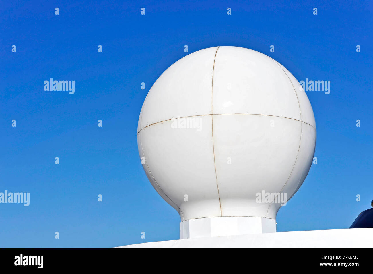 Radar of a cruise ship Stock Photo - Alamy