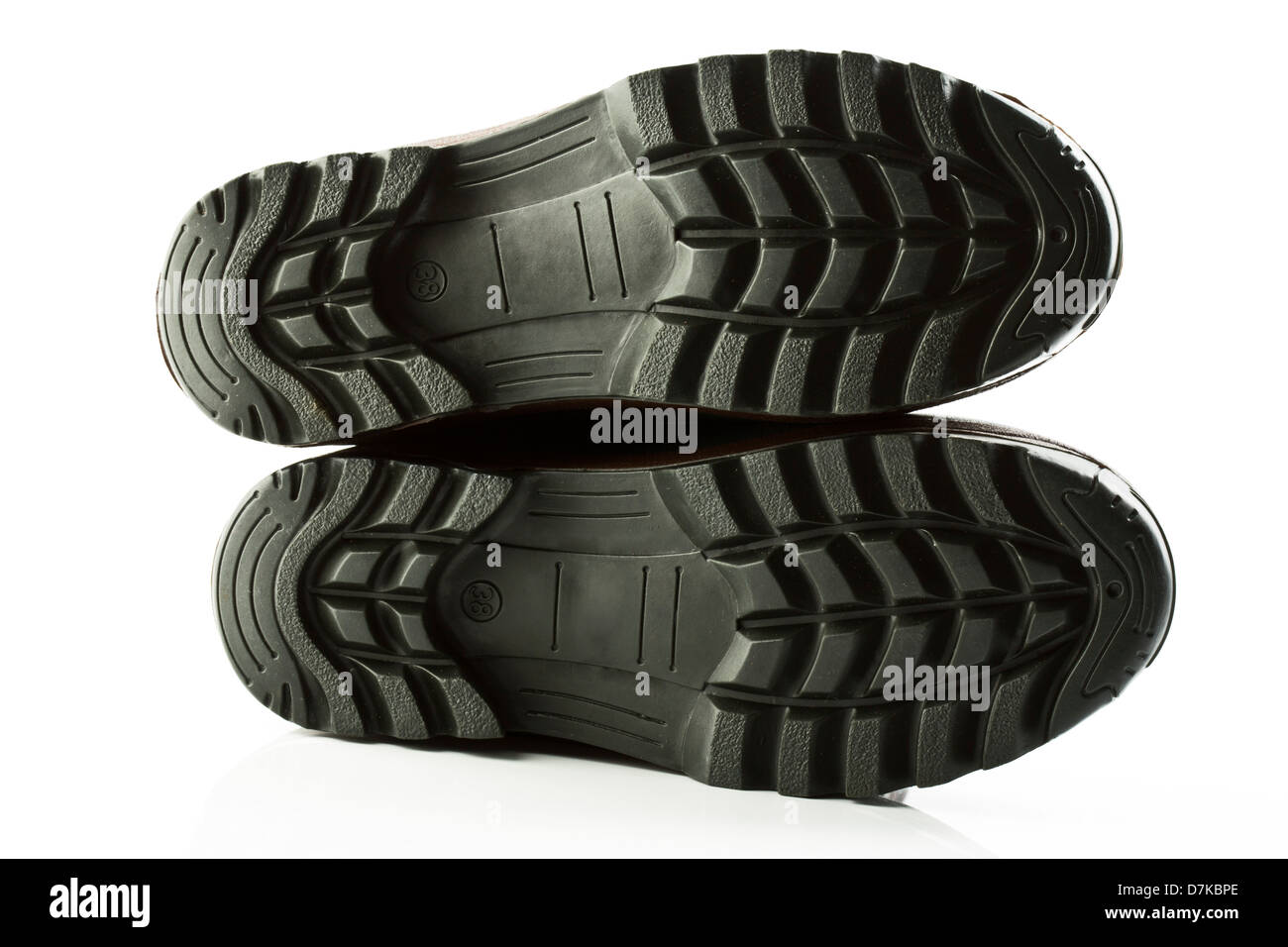 Close up of rubber boots on white background Stock Photo - Alamy