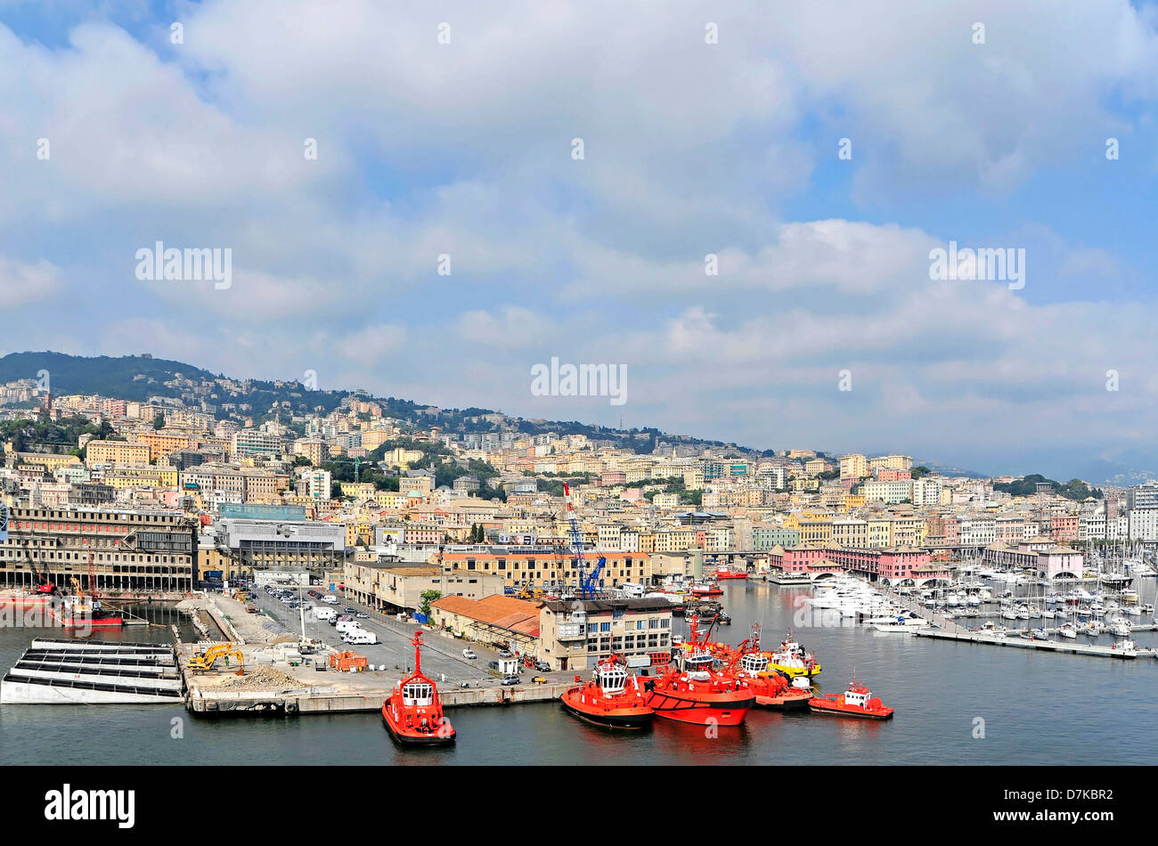 Genua harbor hi-res stock photography and images - Alamy
