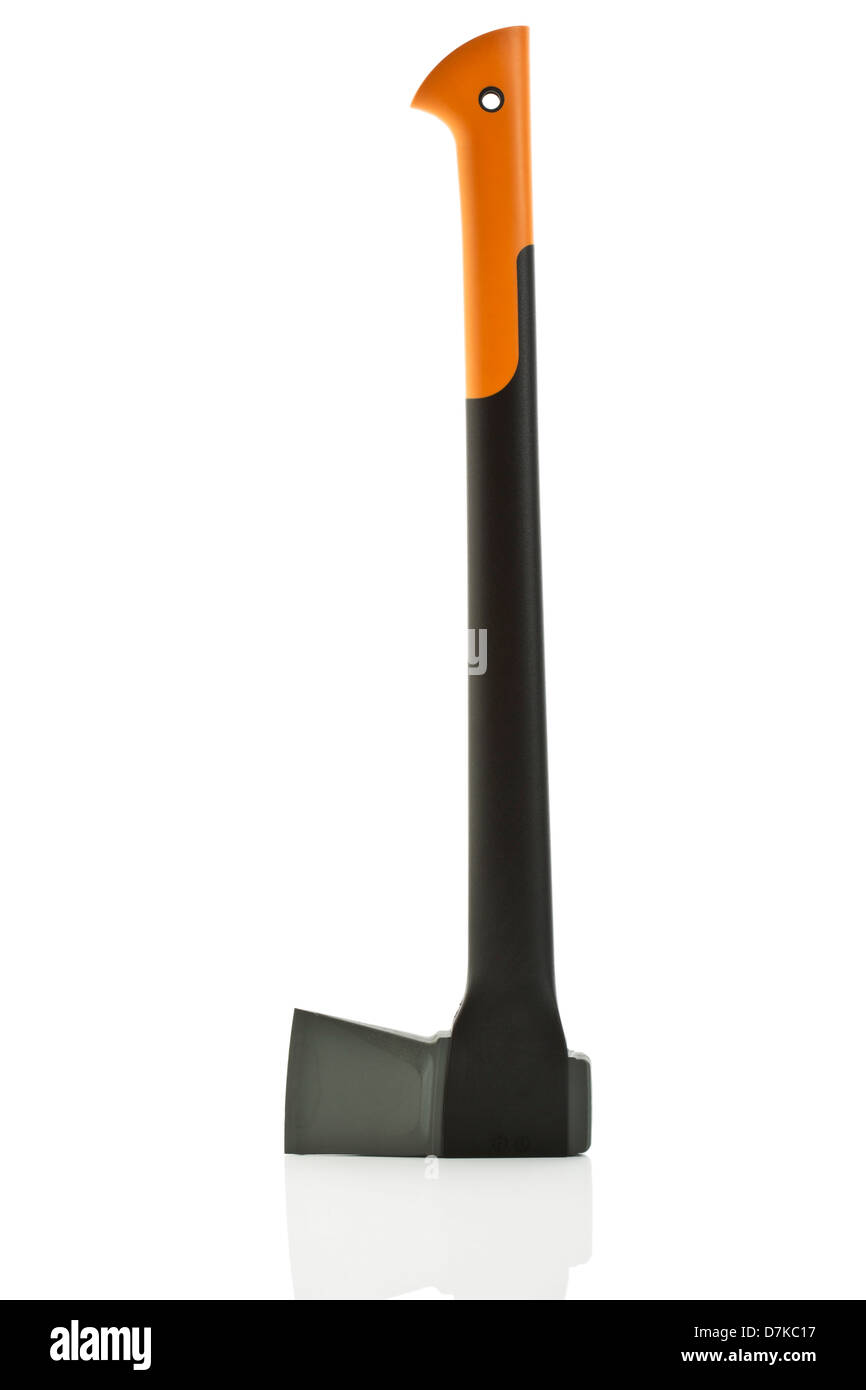 Axe on white background Stock Photo - Alamy