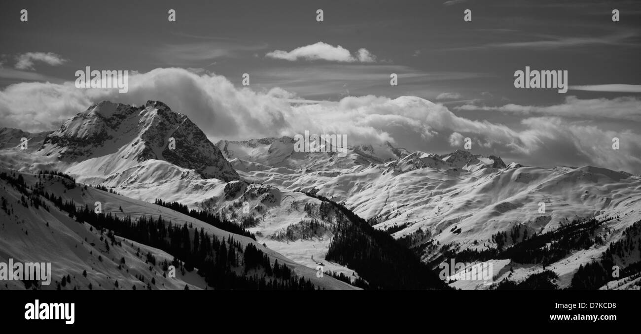 Austrian Alps Black and White Stock Photos & Images - Alamy