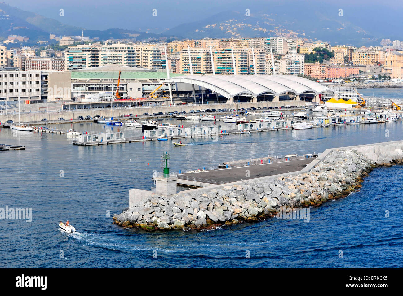 Italy, Genoa, Genua, Genova, harbor Stock Photo - Alamy