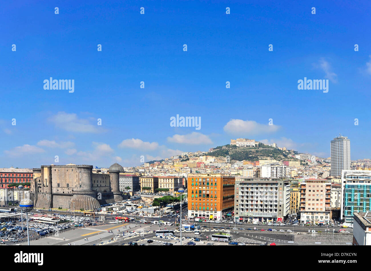 Italy, Campania, Naples, Neapel, Napoli, Castel Sant'Elmo Stock Photo ...