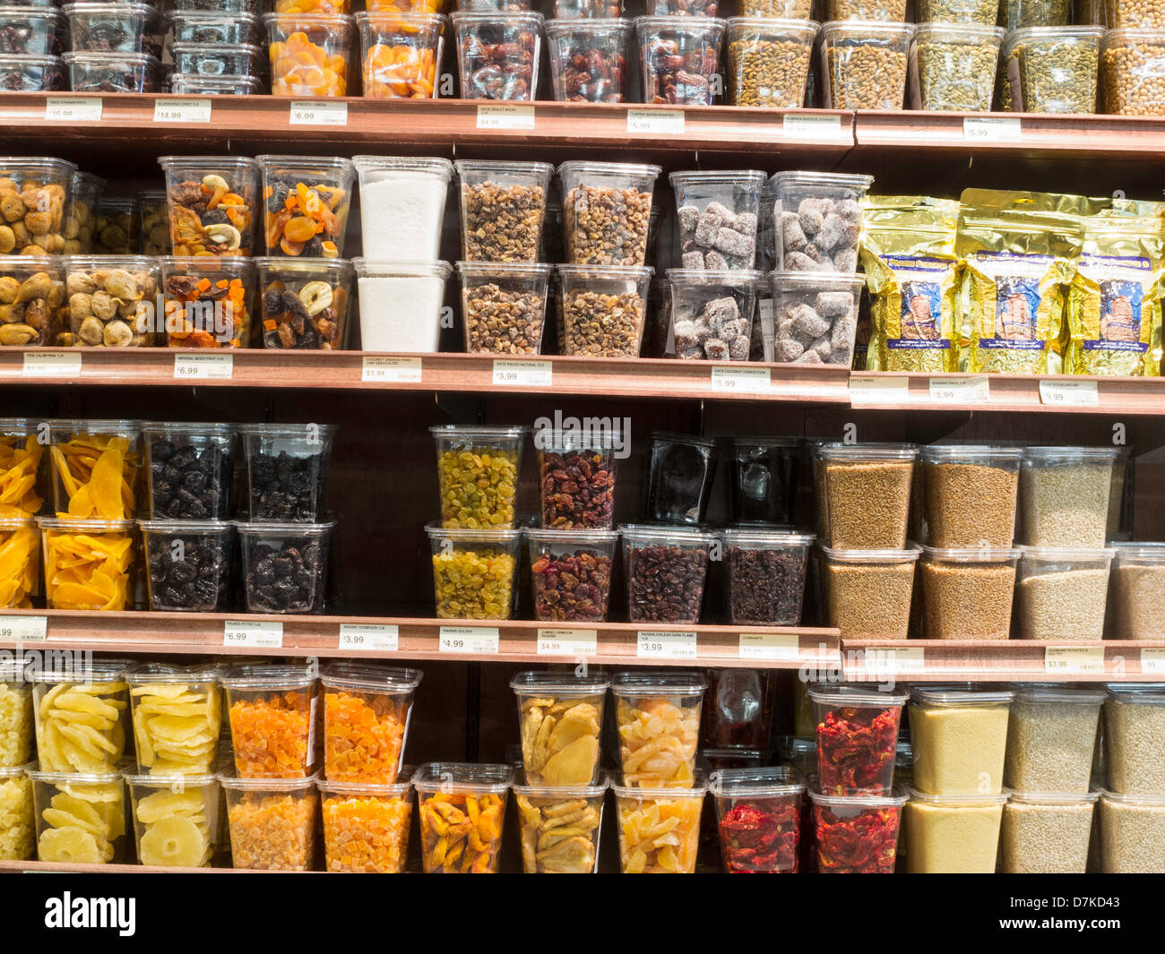 Fruit and Grain Snacks in The Fresh Market Grocery Store in South ...